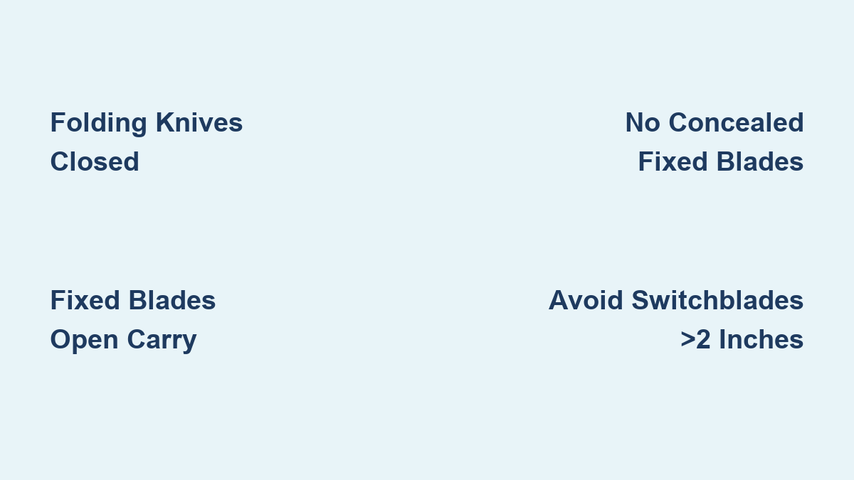 California Knife Length Laws 2026 Guide - All About Knife